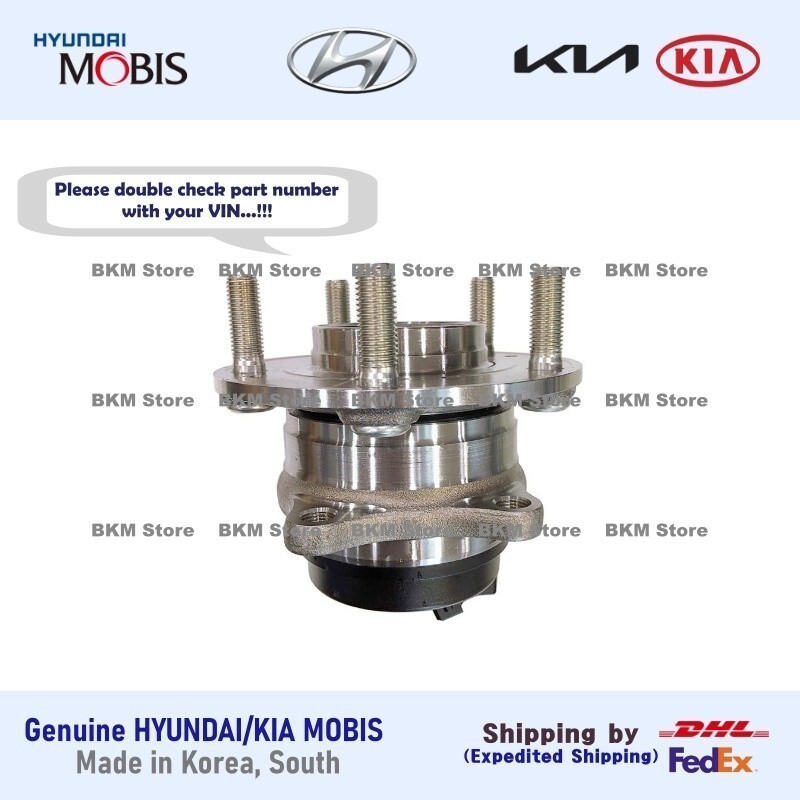 Genuine 52730K4000 Rear Hub&Bearing Assy for Kona Electirc 19-23, Niro ...
