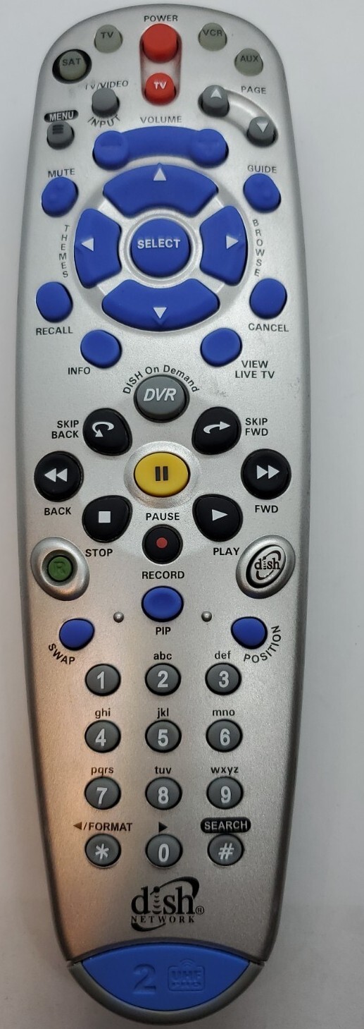 Dish Network OEM UHF PRO 6.0 #2 TV2 Remote Control 132578 | eBay