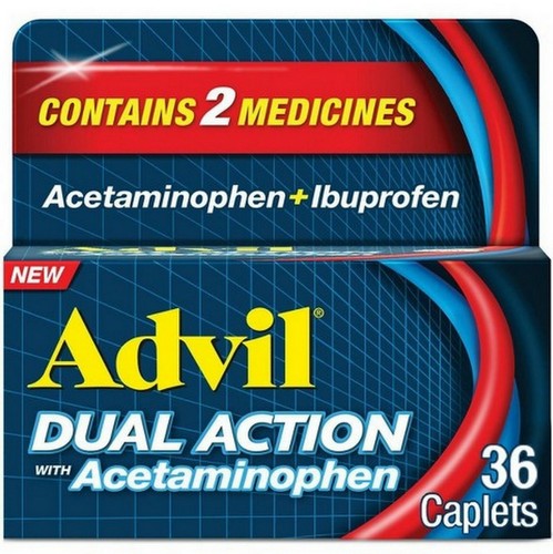 Advil DUAL ACTION Tablets 36ct Ibuprofen / Acetaminophen Combo ^ | eBay