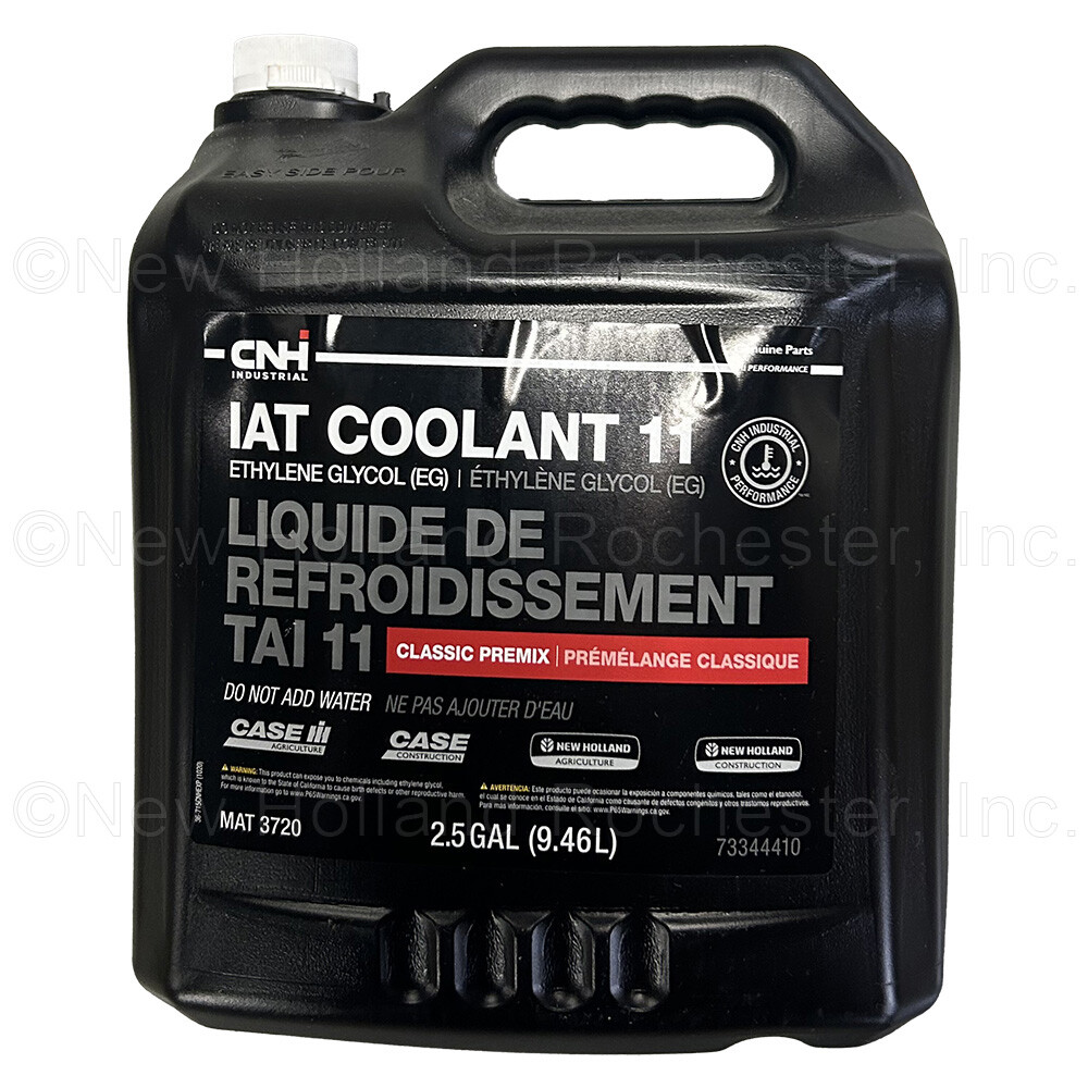 CNH Industrial 2.5 Gal IAT Coolant II Classic Premix Ethylene Glycol ...
