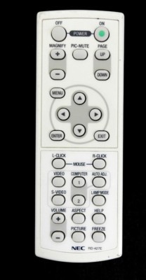 NEC RD-427E Projector Remote Control VT490 , NP300 , NP500 ,VT59 ...