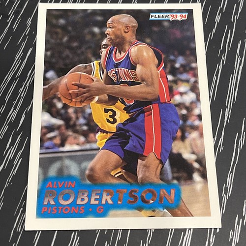 1993-94 Fleer Detroit Pistons Basketball Card #63 Alvin Robertson | eBay