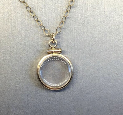 Empty Shaker locket 12.5mn , 14k gold filled with chain, free tool | eBay