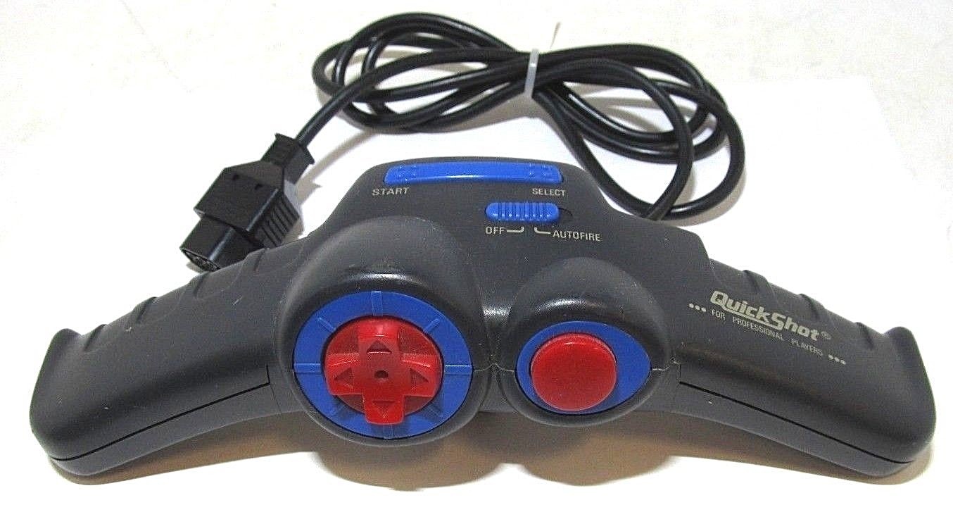 Nintendo NES Quickshot Flightgrip Controller QS-129N | eBay