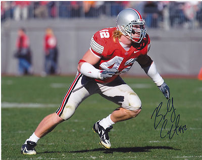 BOBBY CARPENTER OHIO STATE BUCKEYES 2002 NATIONAL CHAMPS ACTION SIGNED ...