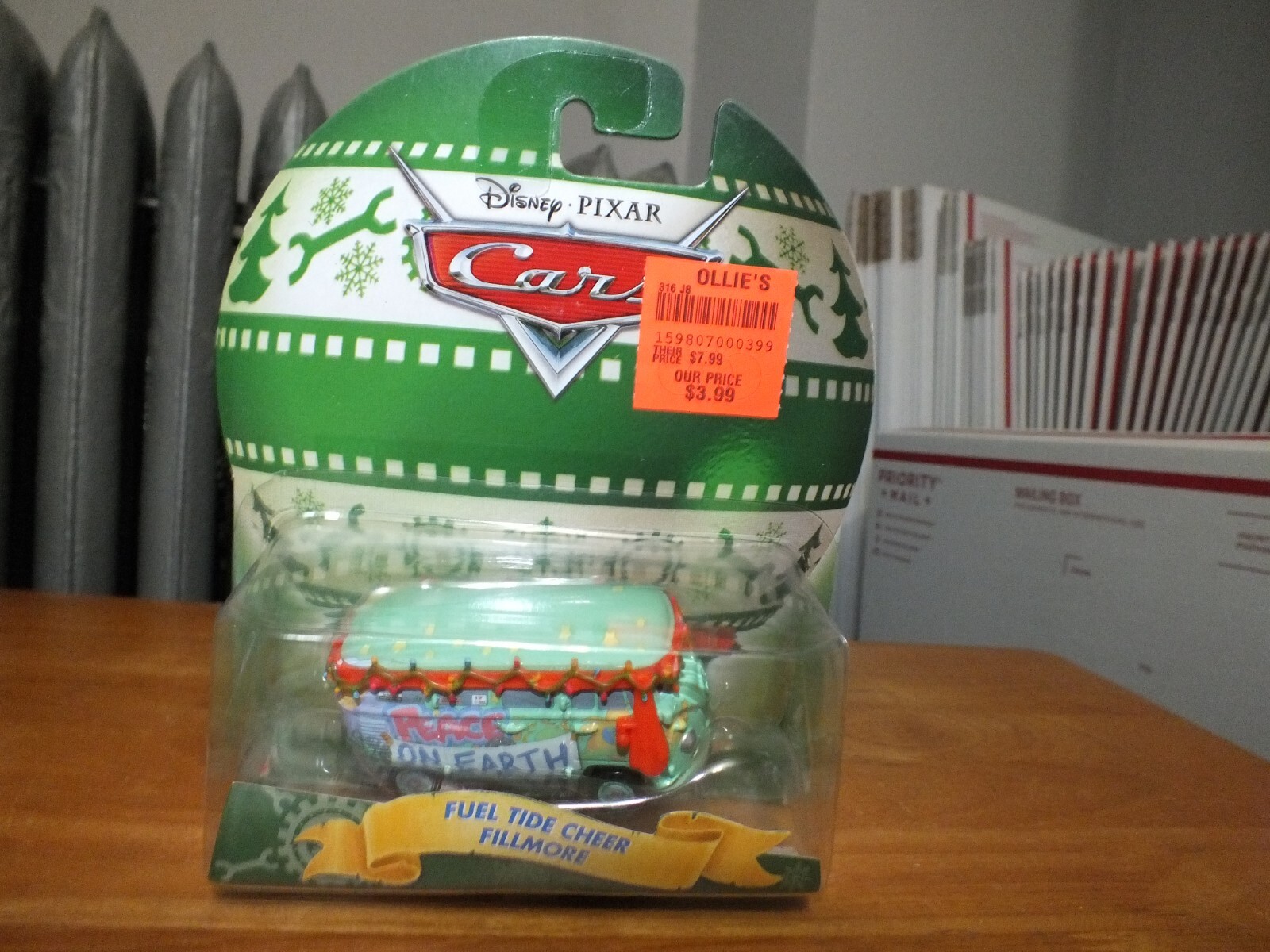 RARE DISNEY PIXAR CARS HOLIDAY FUEL TIDE CHEER FILLMORE DIE CAST NOC ...
