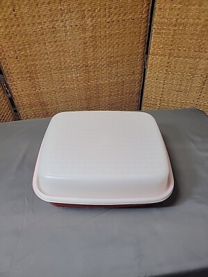Vintage Tupperware Meat Keeper Marinade Container with Lid Paprika ...
