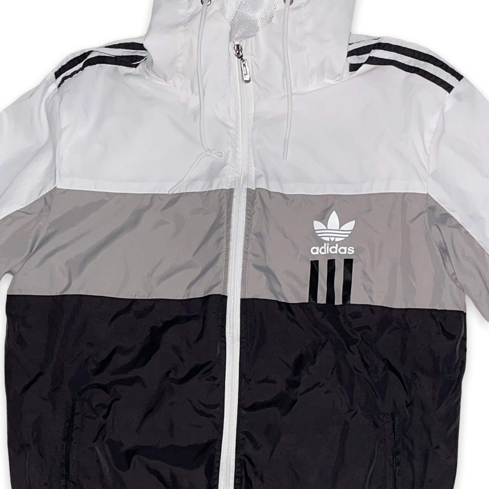 Adidas Originals Vintage Super Rare Jacket Shiny Silk… - Gem