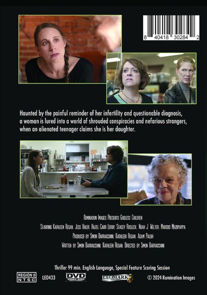 Godless Children (DVD) Kathleen Regan Jess Uhler Hazel Carr-Leroy ...