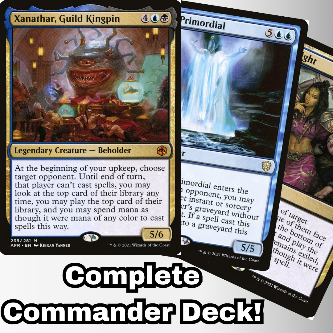 MTG Commander EDH Deck Xanathar, Guild Kingpin 100 Cards Custom Deck ...