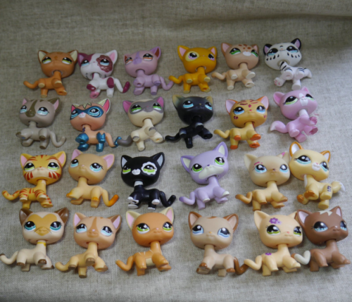 5pcs/lot Littlest Pet Shop toys LPS Random Cat Dog Animal Figures New ...