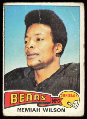 1975 Topps #252 Nemiah Wilson Chicago Bears | eBay