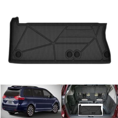 for 2021-2025 Toyota Sienna TPO Trunk Mats Boot Cargo Liner Floor Tray ...