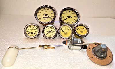 Smiths 52mmTemp Oil Volt Fuel Speedo180-0mph Tacho 100 mm With 3 sender ...
