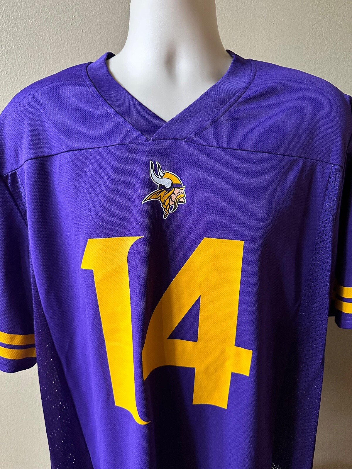 NFL Stefon Diggs #14 Minnesota Vikings Team Apparel NFLPA Football ...