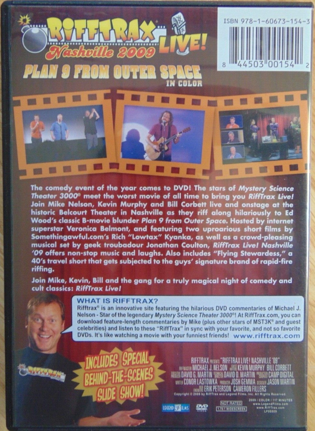 RiffTrax Live: Plan 9 from Outer Space in Color (DVD, 2010) for sale ...