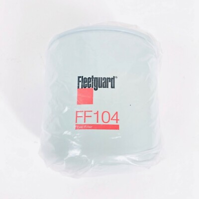 FLEETGUARD FF104 FUEL FILTER THREAD 1"-14, OD 3.81" [97MM] H 4.22 ...