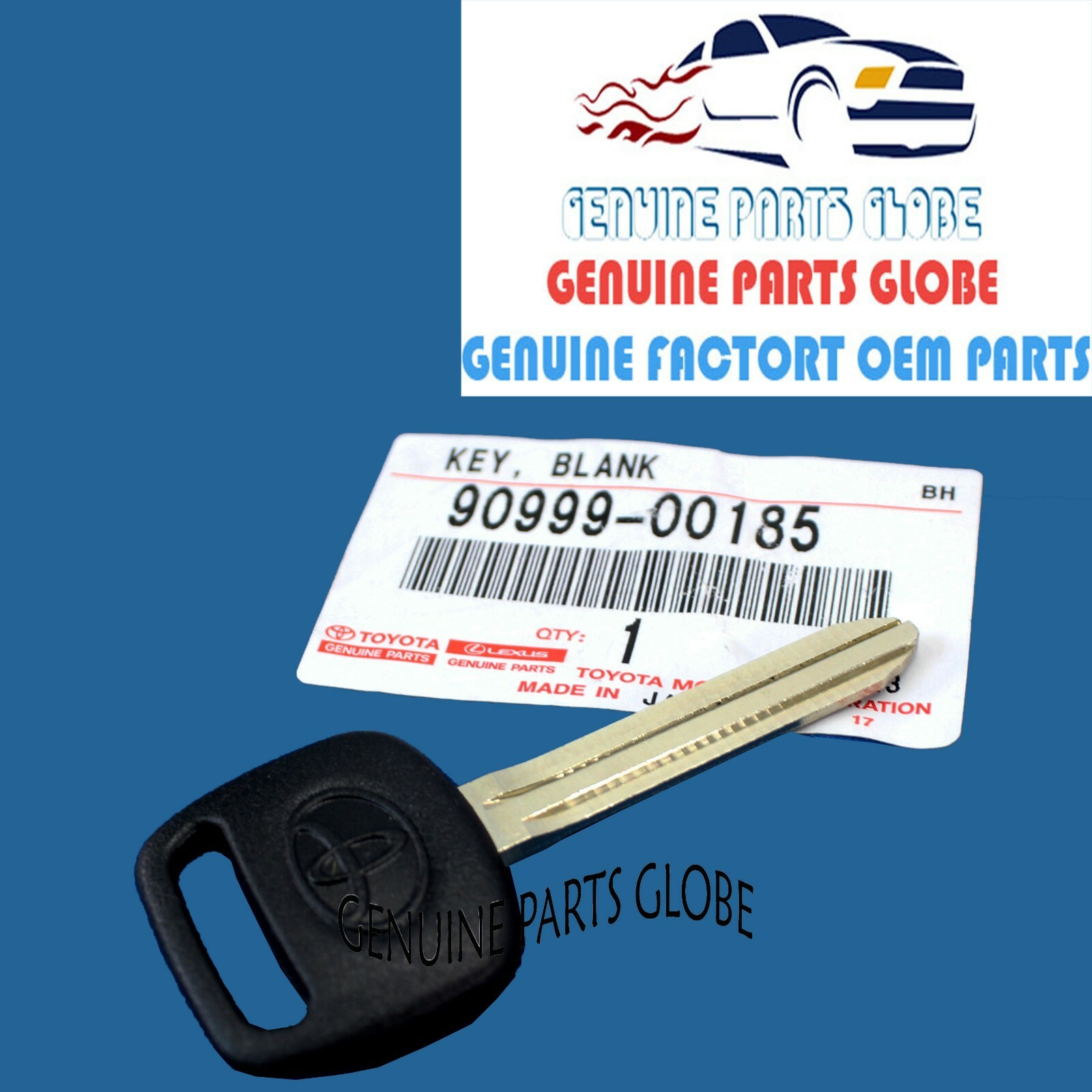 GENUINE TOYOTA FACTORY 4RUNNER AVALON CAMRY UNCUT BLANK KEY 90999-00185 ...