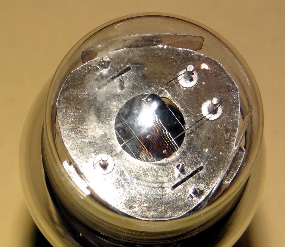 101D AKA D-86326 WESTERN ELECTRIC TUBE BLACK BASE GOLD PIN TRIODE RADIO ...