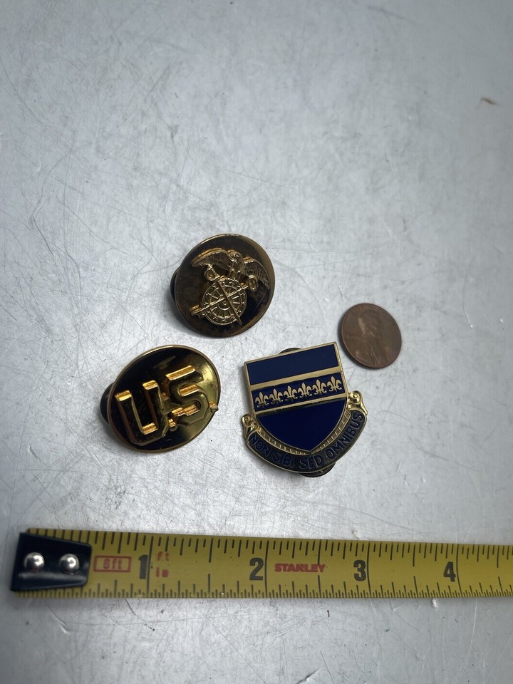 Military Pin Lot 3 United States Army Quartermaster Corps Insignia ...