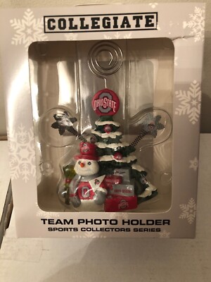 NCAA Ohio State University OSU Buckeyes Snowman Photo Holder - NEW ...