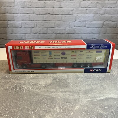 CORGI 75606 RENAULT CURTAINSIDE JAMES IRLAM, 1/50 - Wrong Trailer | eBay UK