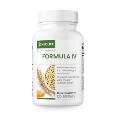NeoLife Formula IV Plus 120 Caps – Whole Food Vitamins, Tre-en-en ...