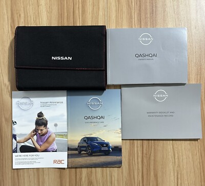 GENUINE NISSAN QASHQAI OWNERS MANUAL SERVICE BOOK HANDBOOK WALLET 2017 ...