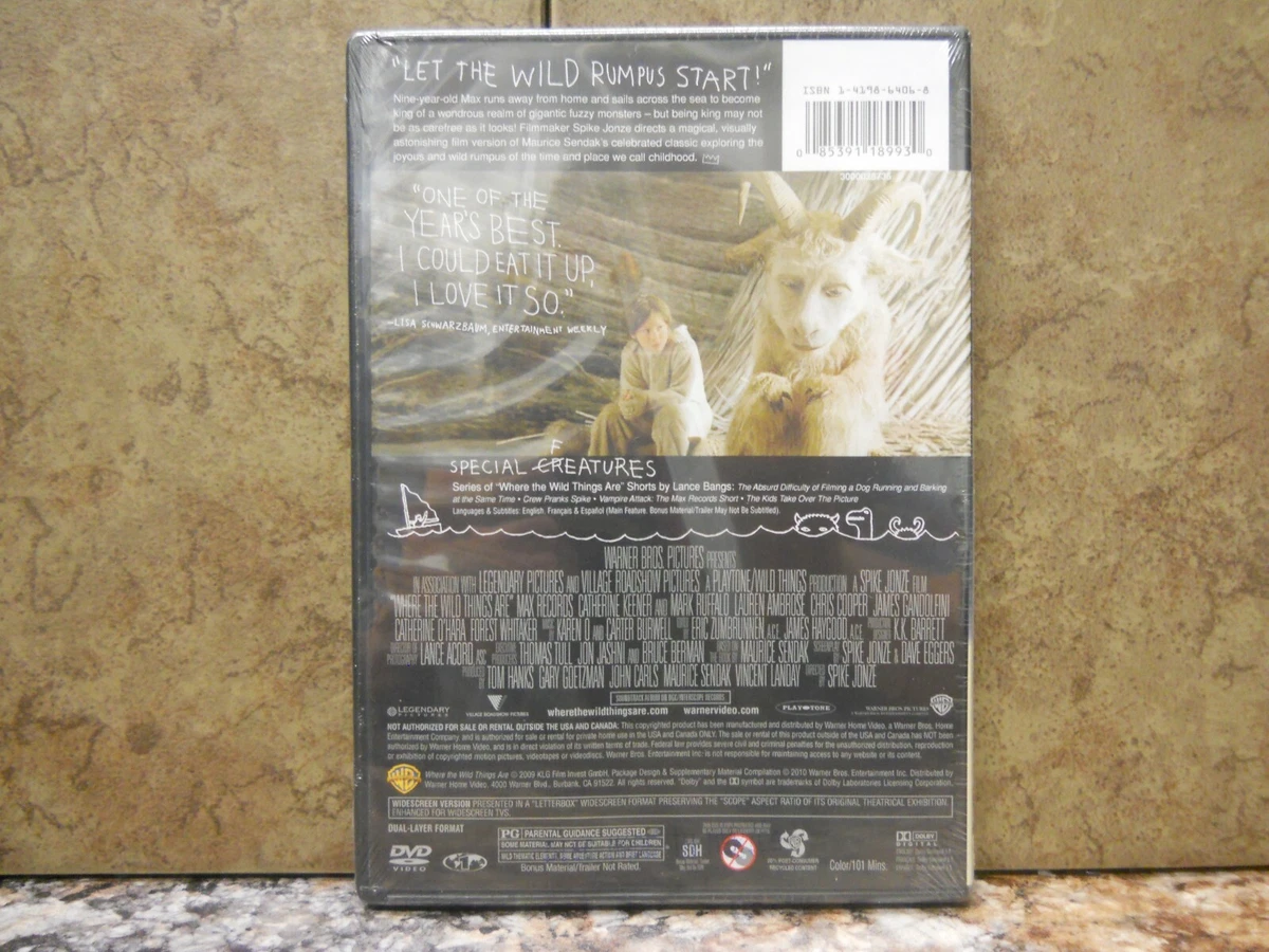 Where The Wild Things Are Dvd Cover