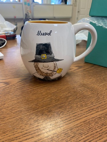 Rae Dunn - Blessed Pilgrim (181) Thanksgiving Themed Mug Autumn Fall ...