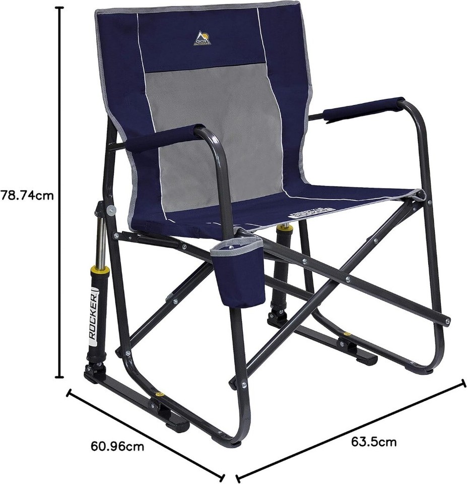 GCI Outdoor Freestyle Rocker Camping Chair | Portable Folding Rocking ...
