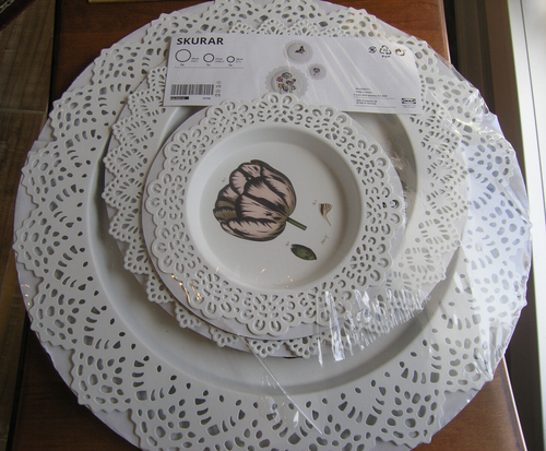 NEW IKEA Wall Plaques Skurar Metal Decor Tulips Butterfly Cottagecore 3 ...