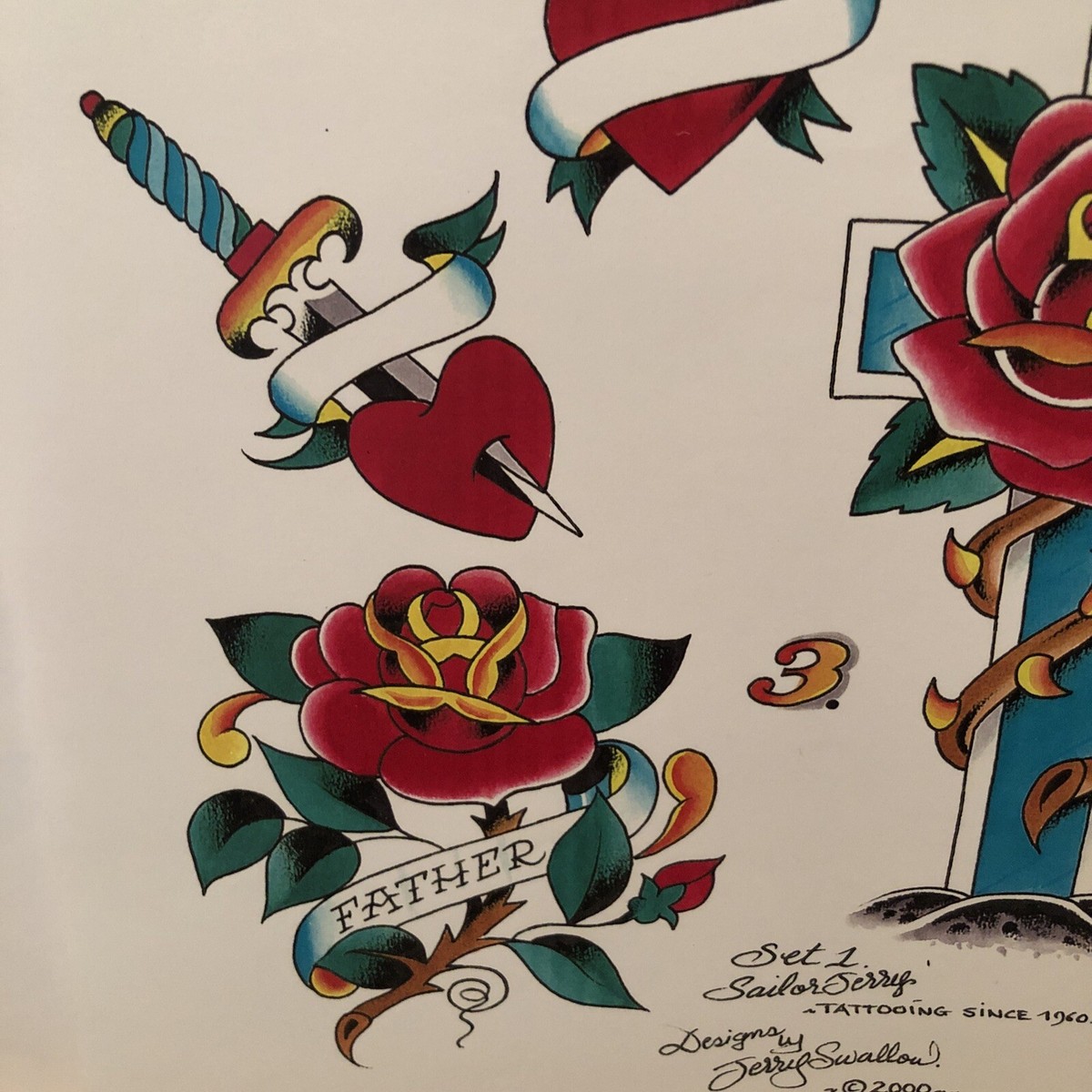 Sailor Jerry Rose Tattoos