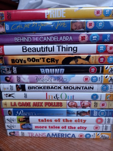 LGBT 14 DVD BUNDLE COLLECTION PRIDE CALL ME NY YOUR NAME ETC GAY INTEREST REG 2 | eBay