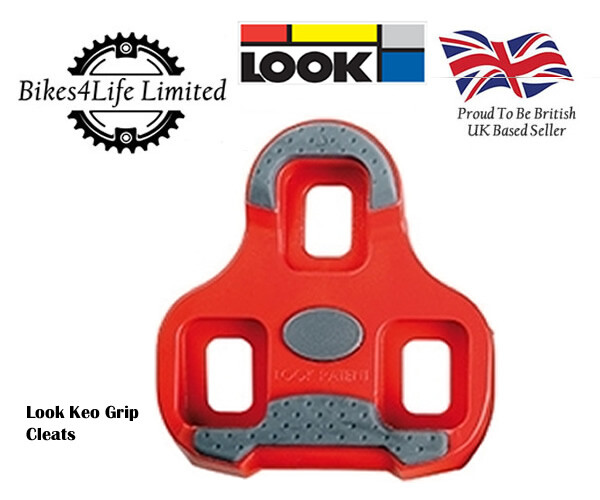 GENUINE LOOK KEO "GRIP" ROAD RACING BIKE BICYCLE PEDAL CLEATS RED | eBay UK