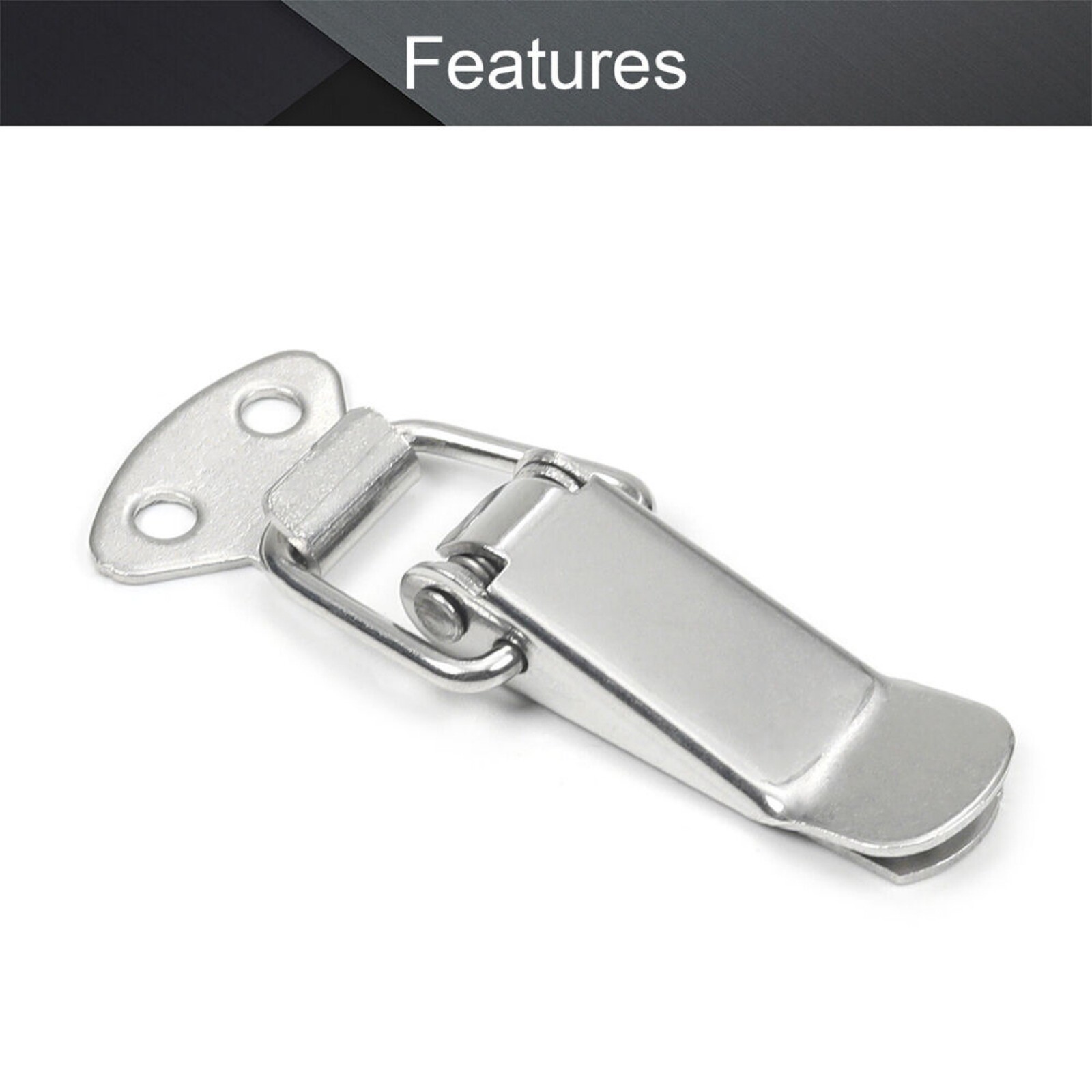 56-120mm Length Spring Loaded Draw Toggle Latch Catches Hasp Stainless ...