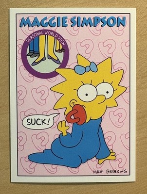 Laura Powers 1994 Skybox Simpsons Character Card #S6, NM-MT | eBay