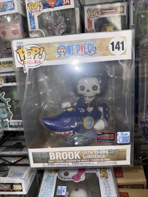 Funko Pop! Rides Deluxe: One Piece - Brook with Shark Submerge (NYCC ...