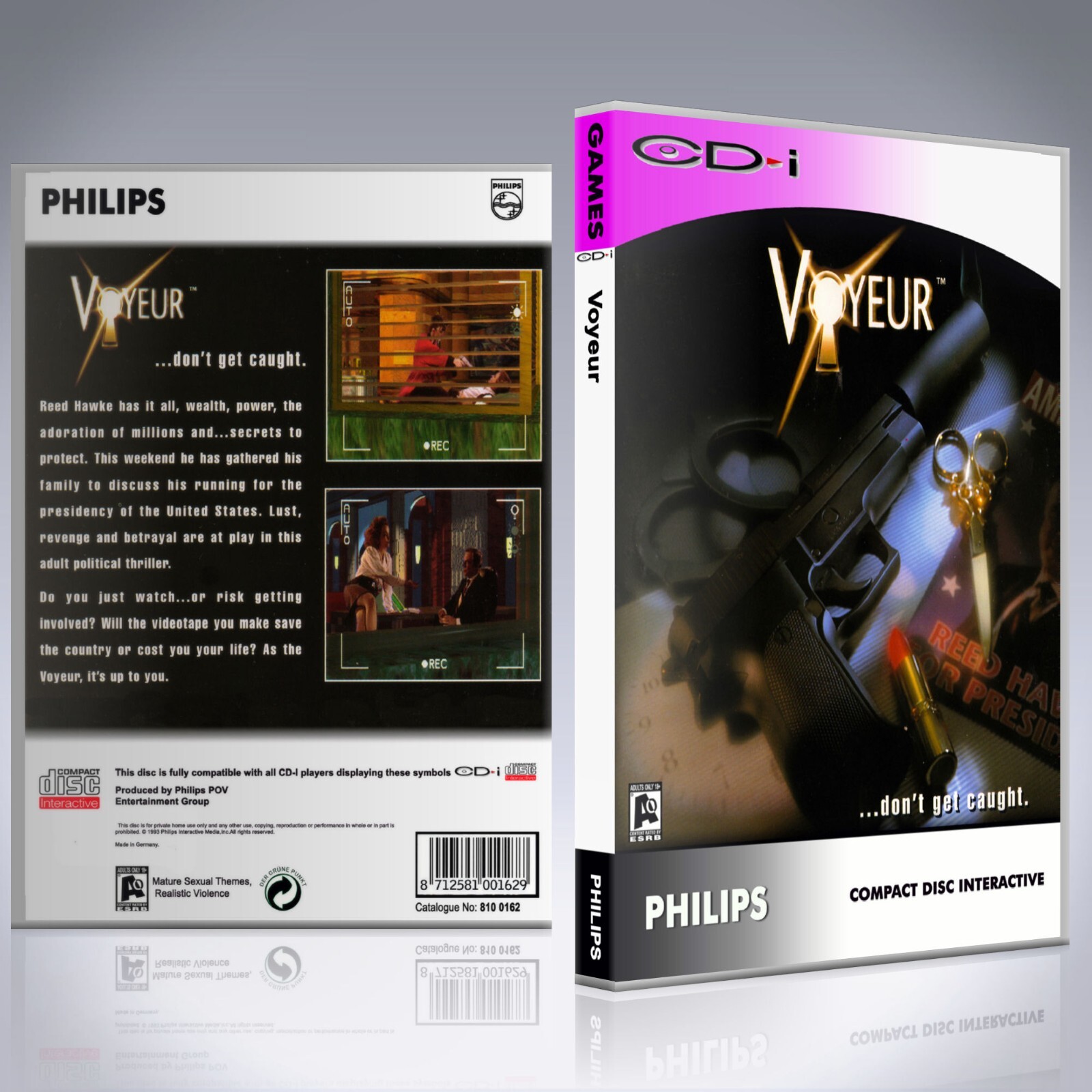 Philips CDi Custom Case - NO GAME - Voyeur | eBay