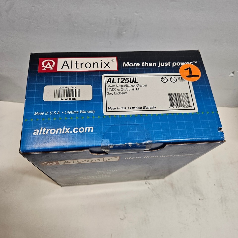 Altronix AL125UL Power Supply NEW (Sealed) | eBay