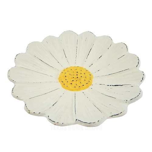 Daisy Flower Trinket Key Dish Jewelry Holder Heavy Duty Cast Iron ...