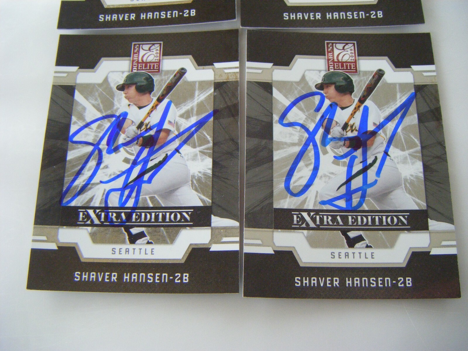 SHAVER HANSEN signed BAYLOR BEAR 2008 Donruss Elite baseball card AUTO ...