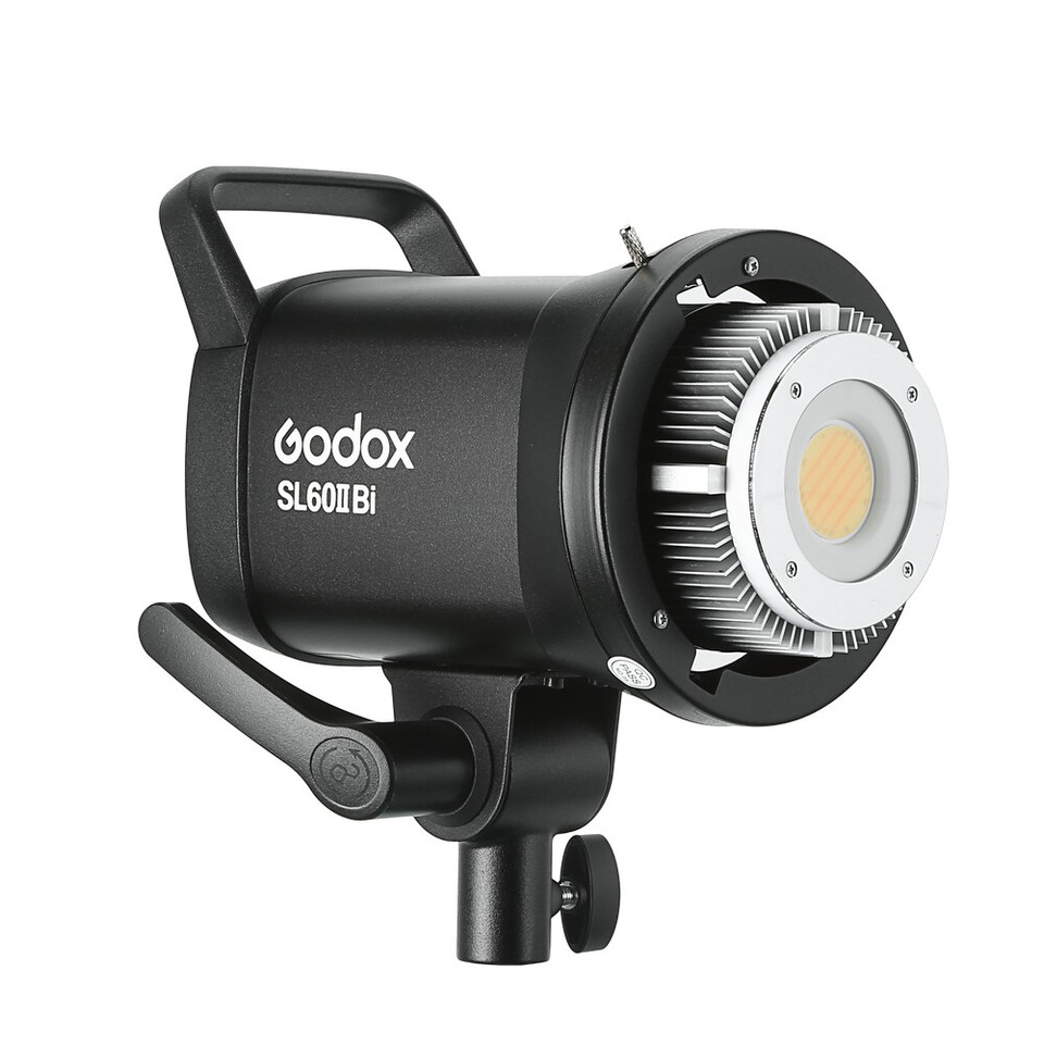 US 2*Godox SL60IIBI Bi-color COB LED Video Light+60*90cm Grid Softbox ...