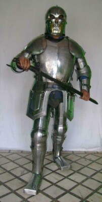 Knight Suit Of Armor Doom Crusader Combat Full Body Armor With Doom ...