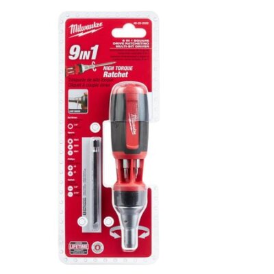 Milwaukee Tool 48-22-2322 9-In-1 Square Drive Ratcheting Multi-Bit ...