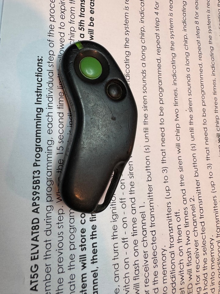 +Program Prestige APS-95BT ELVAT5G 2 Button Keyless Remote Transmitter ...