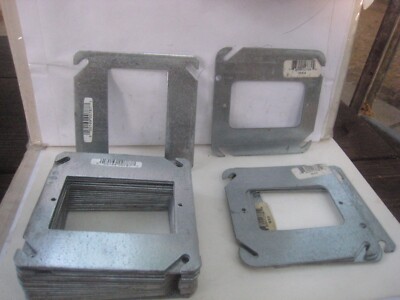 25 RACO Steel City 52C0 Pre-Galvanized Steel 1-Gang Flat Single Device ...