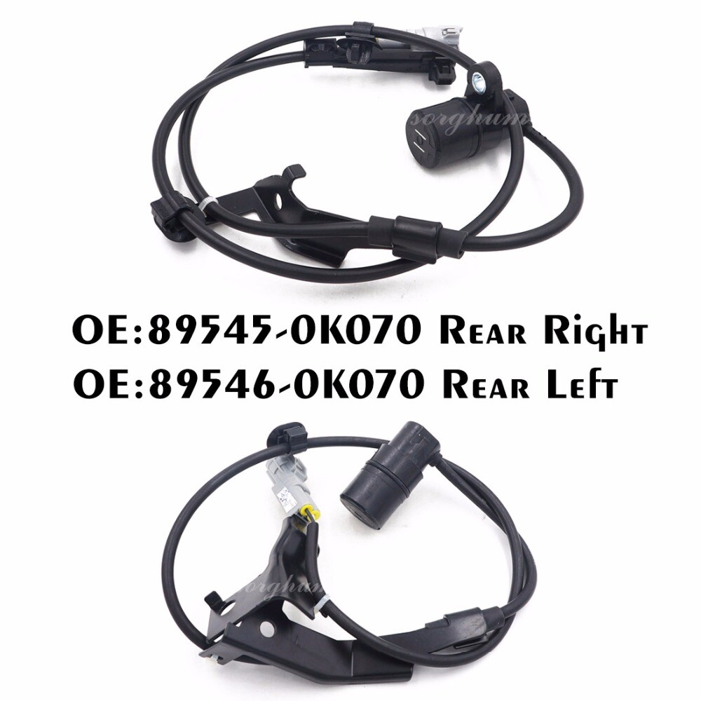 New SET(4 89542-0K020 89543-0K020 89545-0K070 89546-0K070 ABS Sensor ...