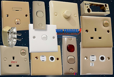 Original Clipsal Sockets,Switches,Plugs,Pattress Back Boxes Connection ...