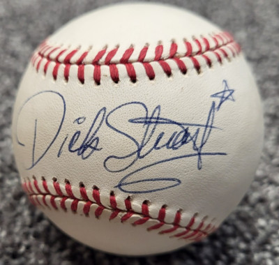 DICK STUART PITTSBURGH PIRATES AUTOGRAPHED HAND SIGNED OFFICIAL N.L ...